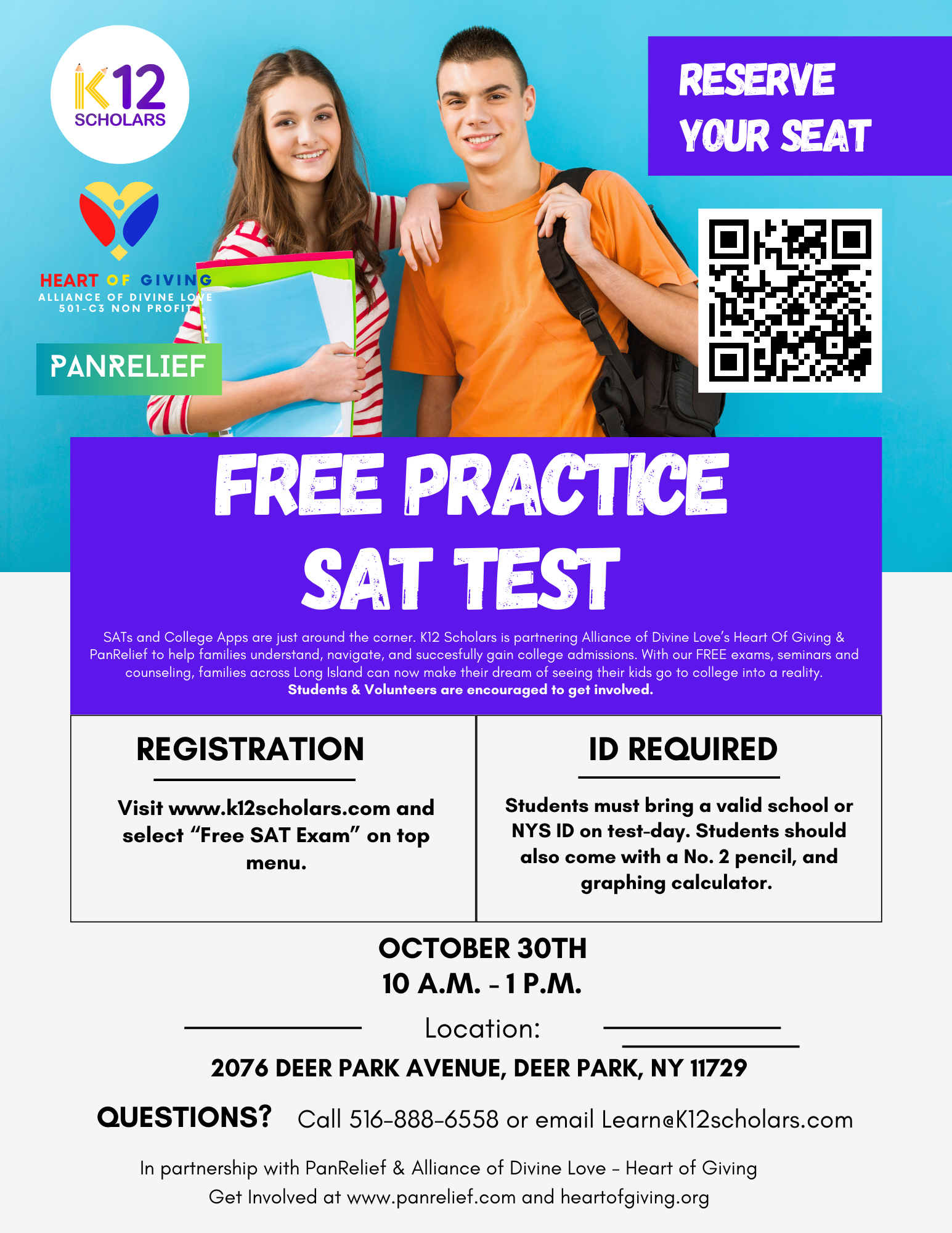 Free SAT Practice Exam in Long Island and Flushing - K12 Scholars
